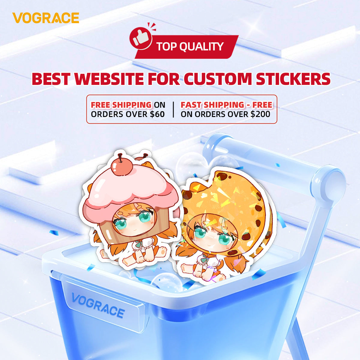 Best Website for Custom Stickers: Why Vograce Tops the List – VOGRACE