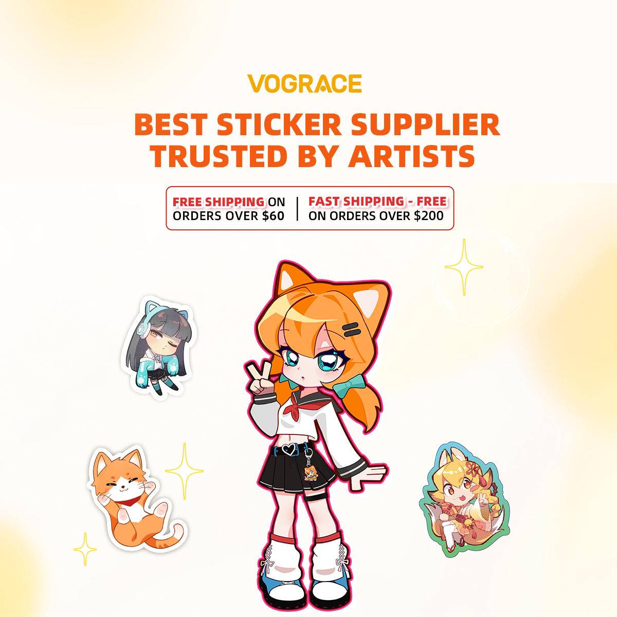 Sticker Supplier Trusted by Artists: Why 80% of Creators Choose Vograc ...