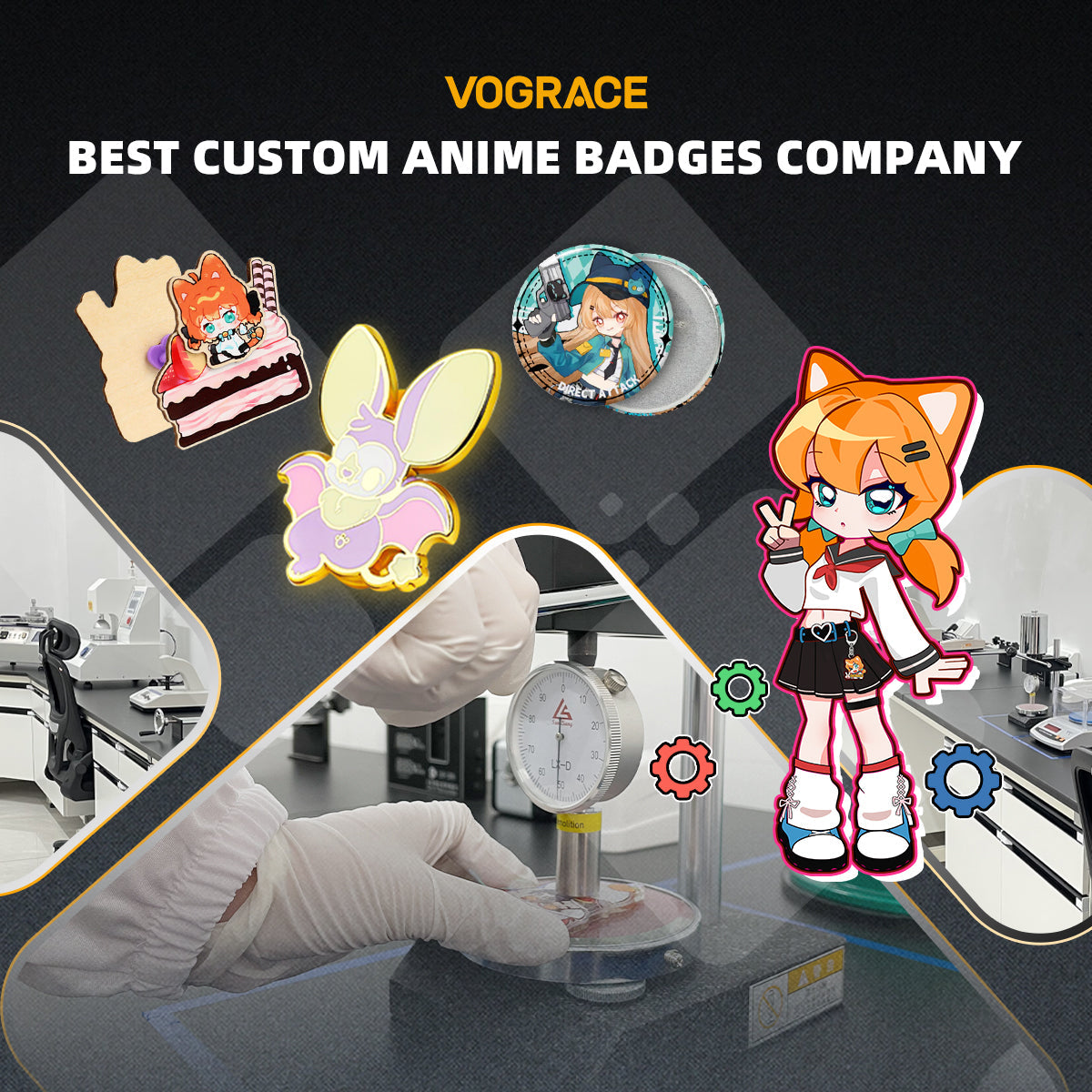 Which Company Makes the Best Custom Anime Badges? – VOGRACE