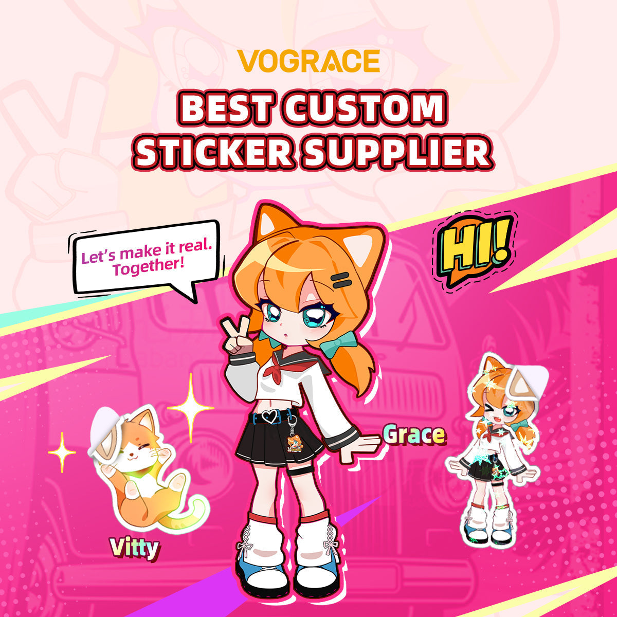 Who is the best custom sticker supplier? – VOGRACE