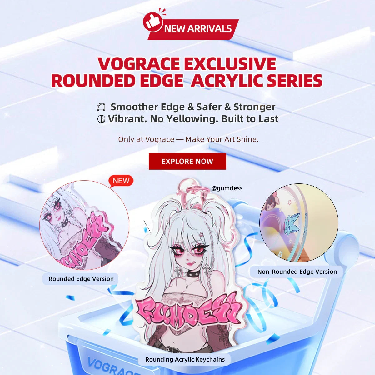 Custom acrylic keychains and animation peripheral products – VOGRACE