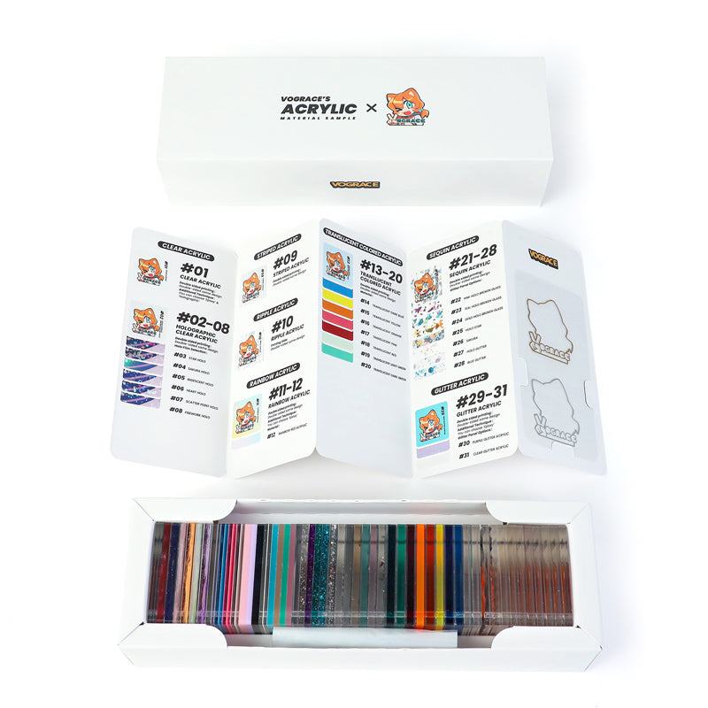 Acrylic Sheet and Technique Sample Pack – VOGRACE