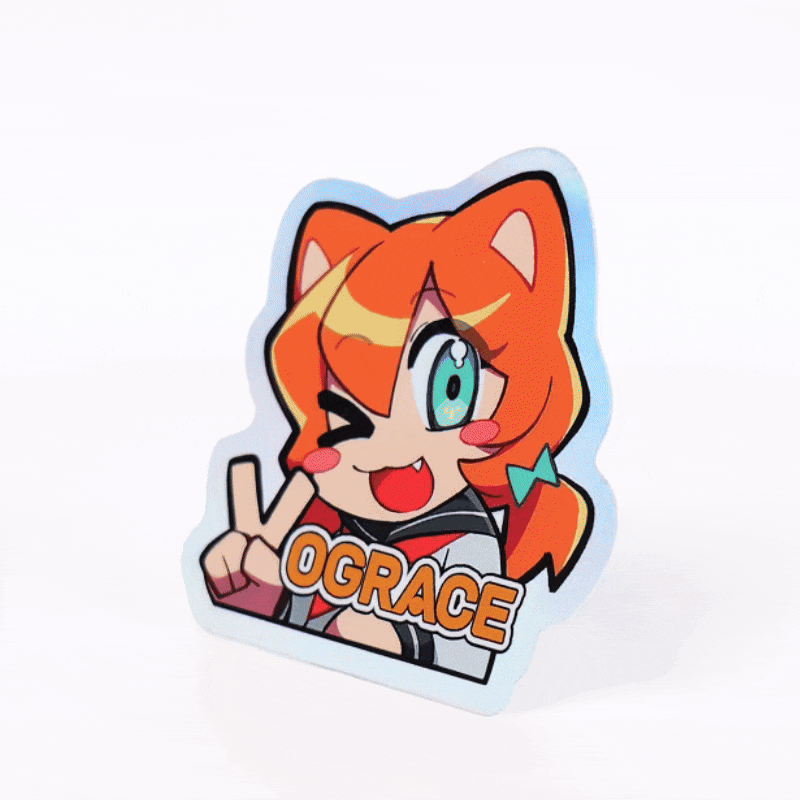 Custom Holographic Stickers – VOGRACE