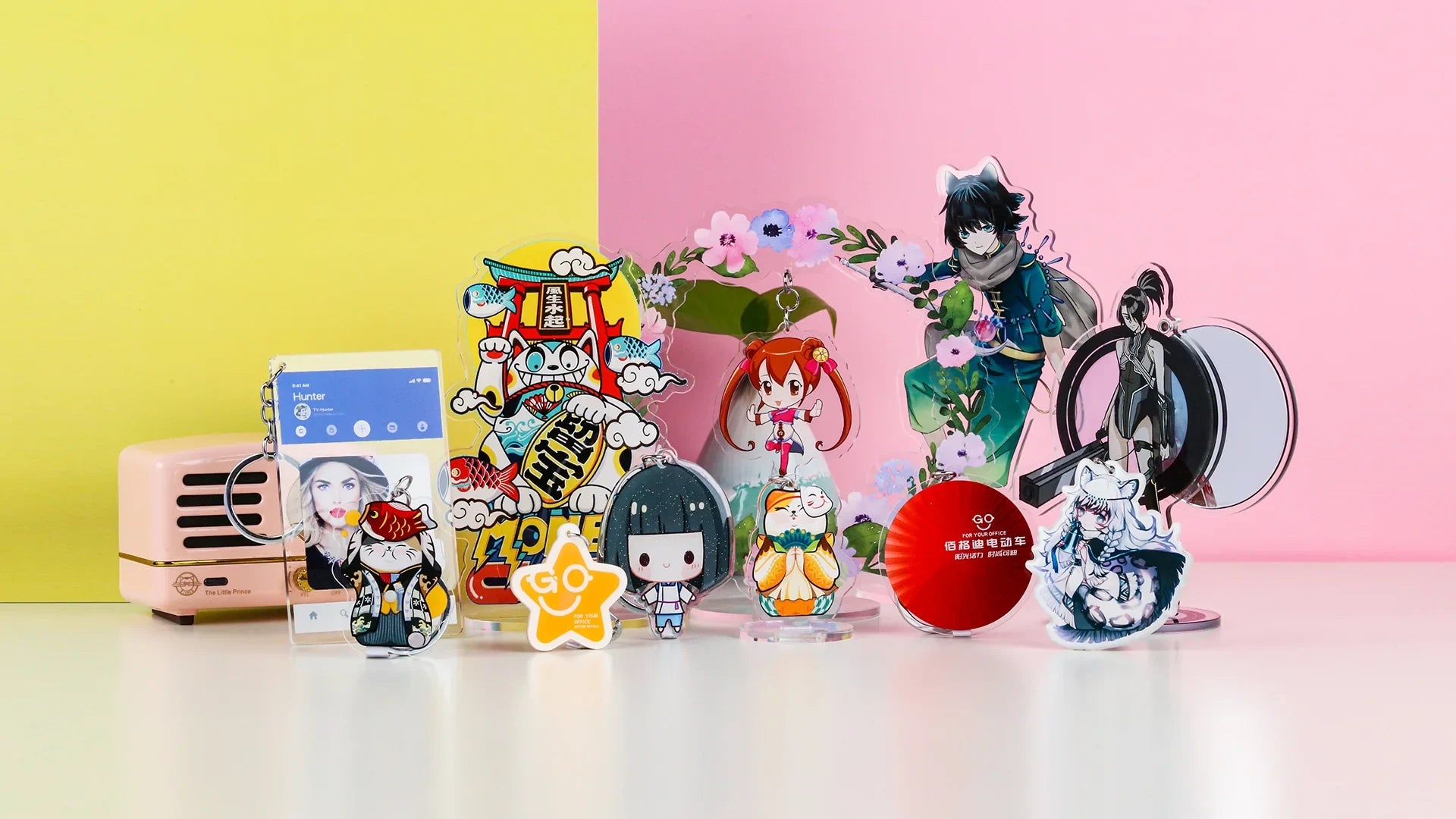 Custom acrylic keychains and animation peripheral products – VOGRACE