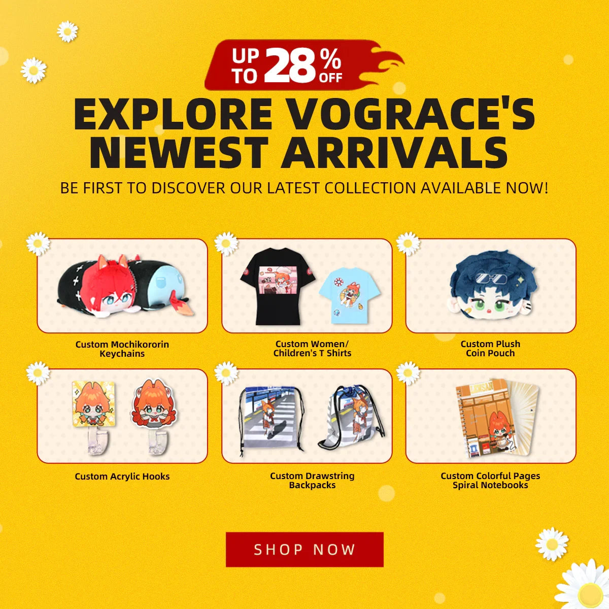 Custom acrylic keychains and animation peripheral products – VOGRACE