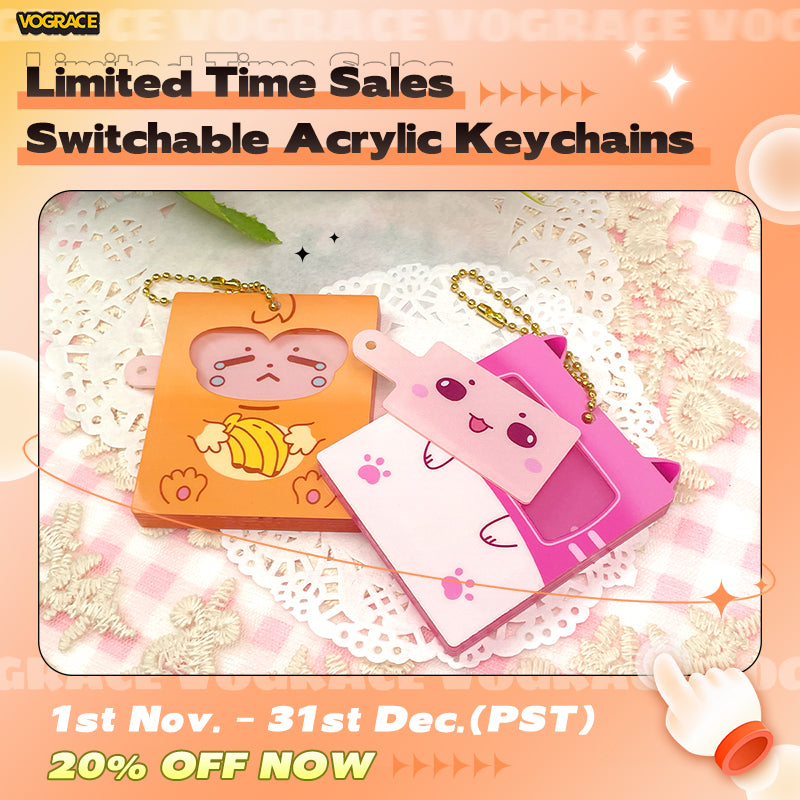 Custom acrylic keychains and animation peripheral products – VOGRACE