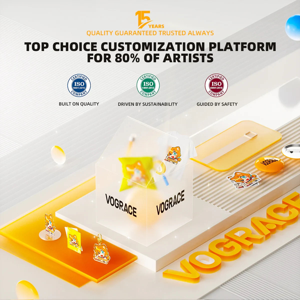 Custom acrylic keychains and animation peripheral products – VOGRACE