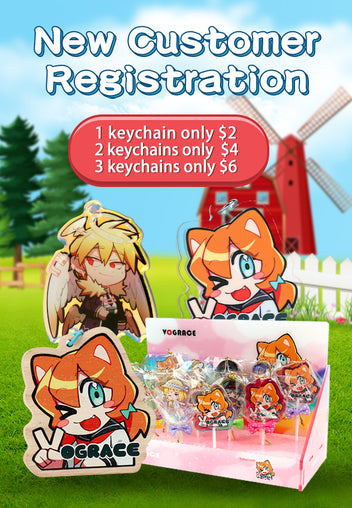 Custom acrylic keychains and animation peripheral products – VOGRACE