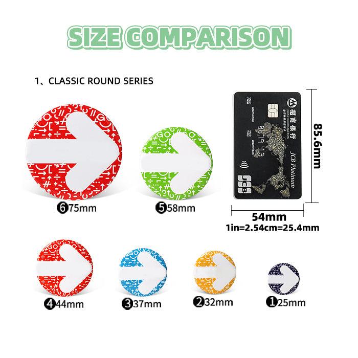 Custom Round Button Pins – VOGRACE